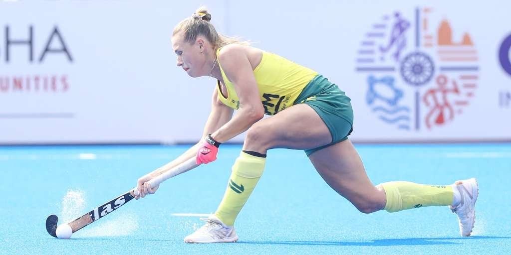 Australia: Rosie Malone Celebrates 100 As Hockeyroos Winning Run ...